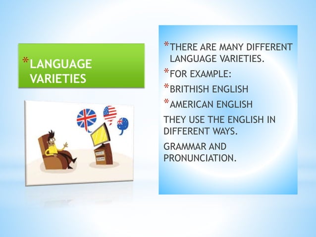 Language variables | PPT