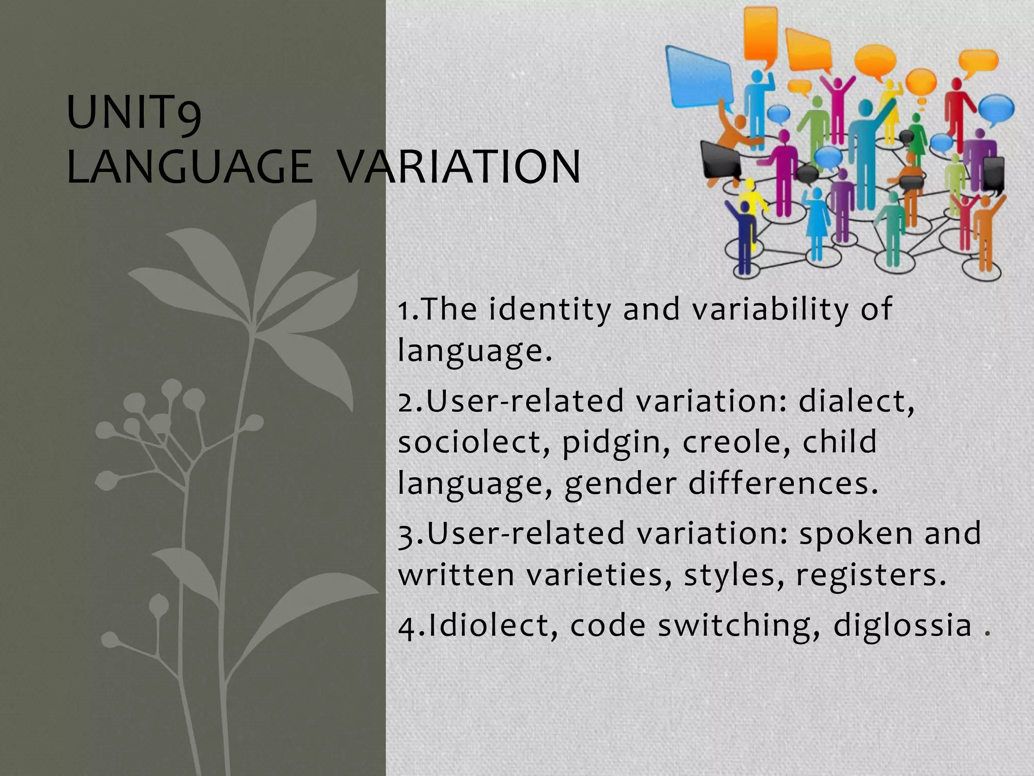 Language variation | PPTX
