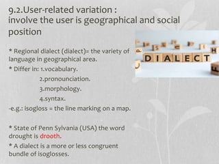 Language variation | PPTX