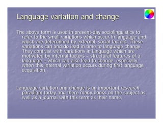 Language variation and_change_introduction | PDF