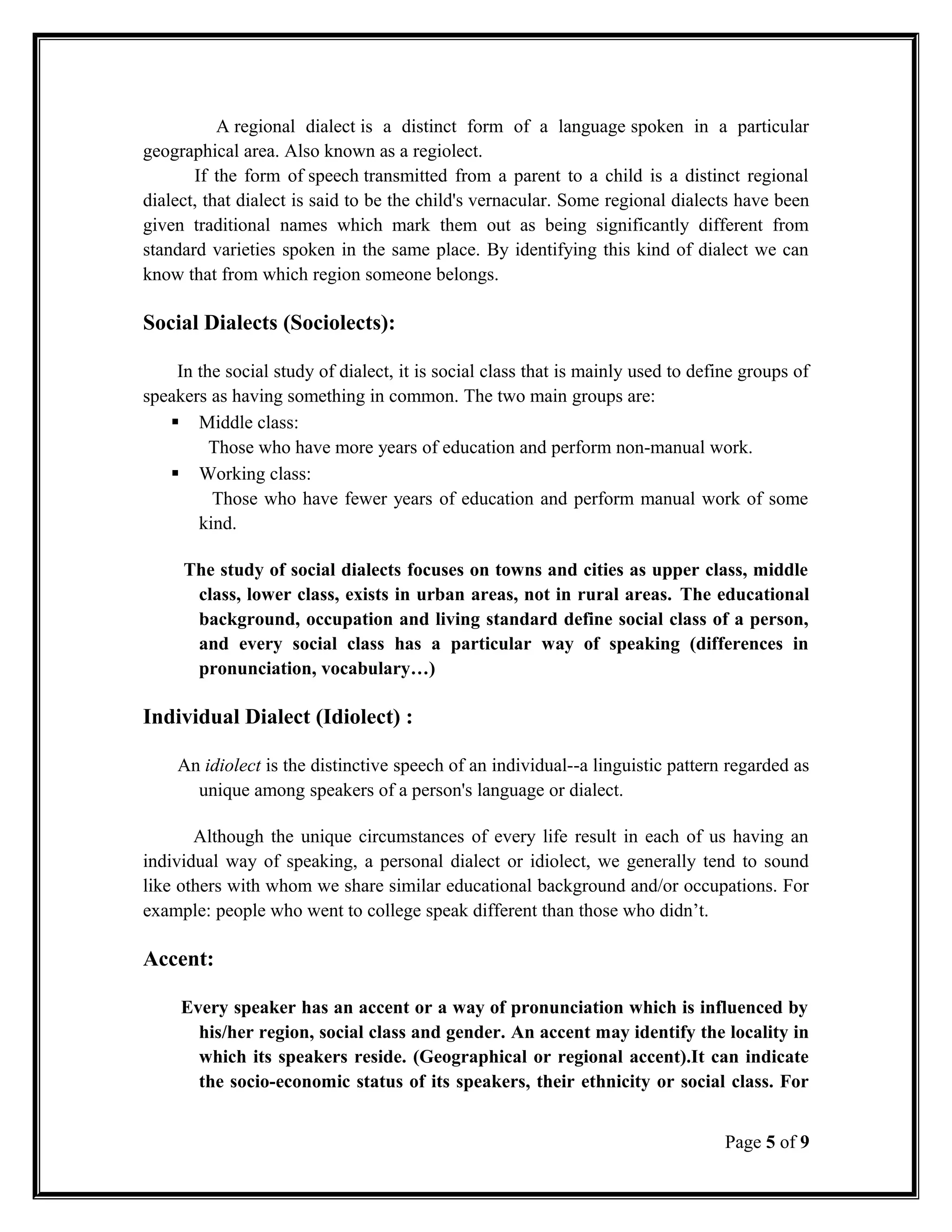Language variation assgnmnt | DOC