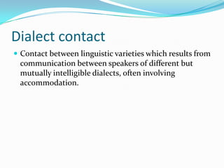 language, dialect, varietes | PPTX