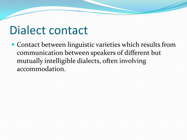 language, dialect, varietes | PPT