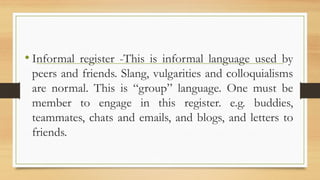 Language Varieties - Dialects, Sociolects and Register.pptx