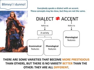 Language varieties | PPTX