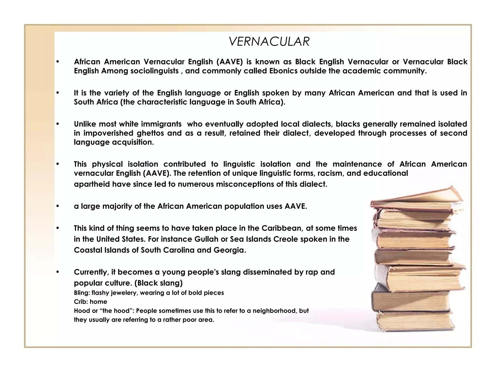 Language varieties & multilingual | PPT