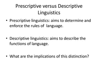 Language variety #1 | PPTX