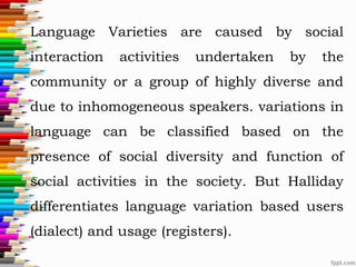 Language variety in_sociolinguistics(1) | PPT