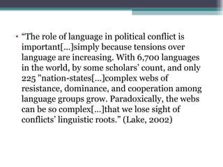 Language Wars | PPT