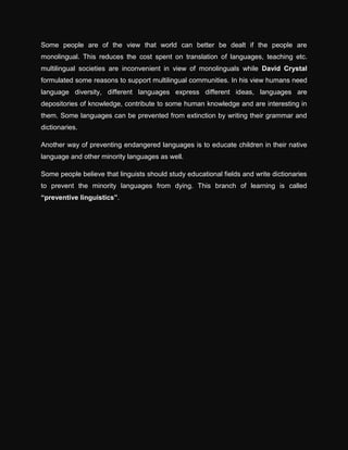 Language death | DOCX