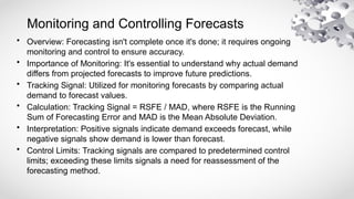 Have knowledge of the computer applicability for business forecasting. | PPTX