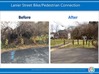 Lanier St. Bicycle and Pedestrian Connection | PPT
