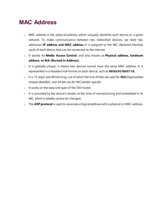 LAN,MAN,WAN & MAC Address | DOCX | Computer Networking | Computing