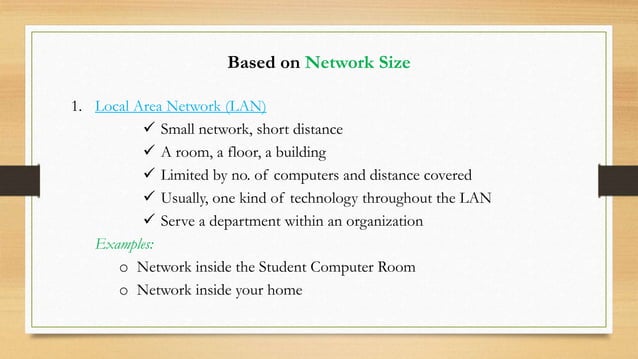Types of network computer : LAN MAN WAN.pptx | Computer Networking | Computing