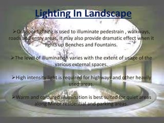 Lanndscaping lightning techniques | PPTX