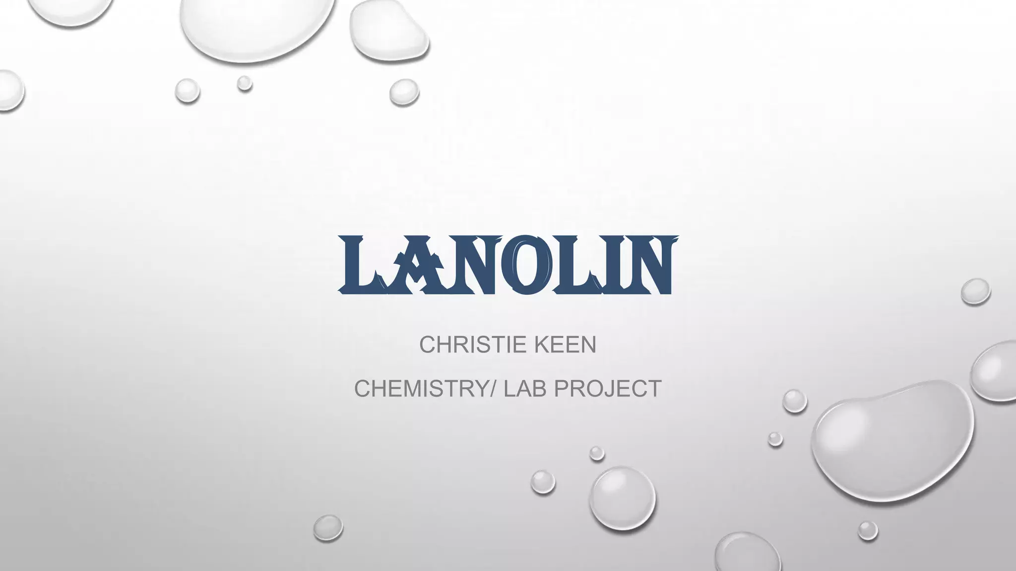 Lanolin | PPTX