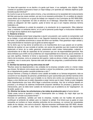 La norma cero defectos de Crosby y Los 14 Principios de calidad de ...