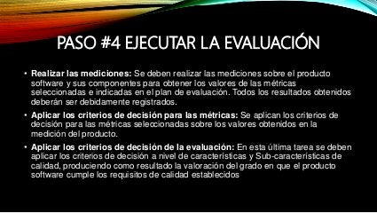 La Norma ISO IEC 25040 y los modelos para evaluar la calidad de ...