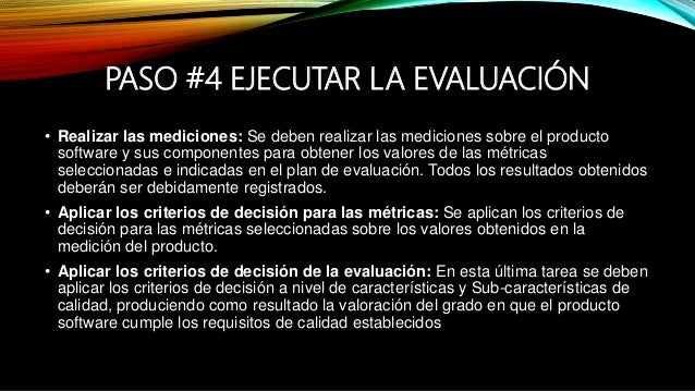 La Norma ISO IEC 25040 y los modelos para evaluar la calidad de ...