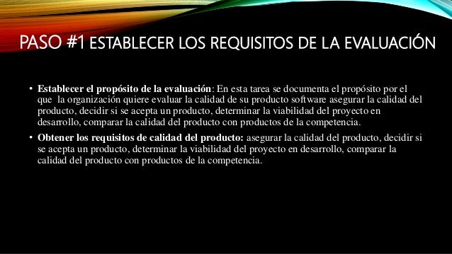 La Norma ISO IEC 25040 y los modelos para evaluar la calidad de ...