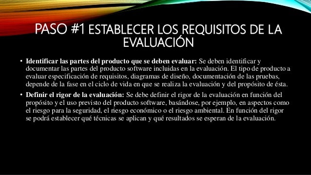 La Norma ISO IEC 25040 y los modelos para evaluar la calidad de ...
