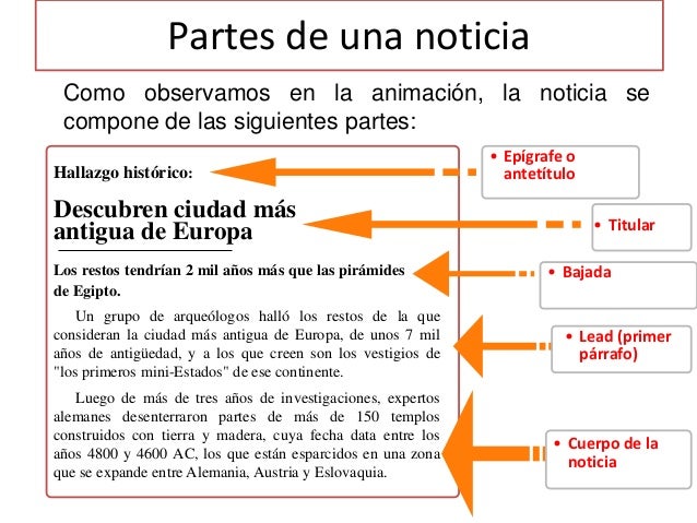 PPT: La noticia