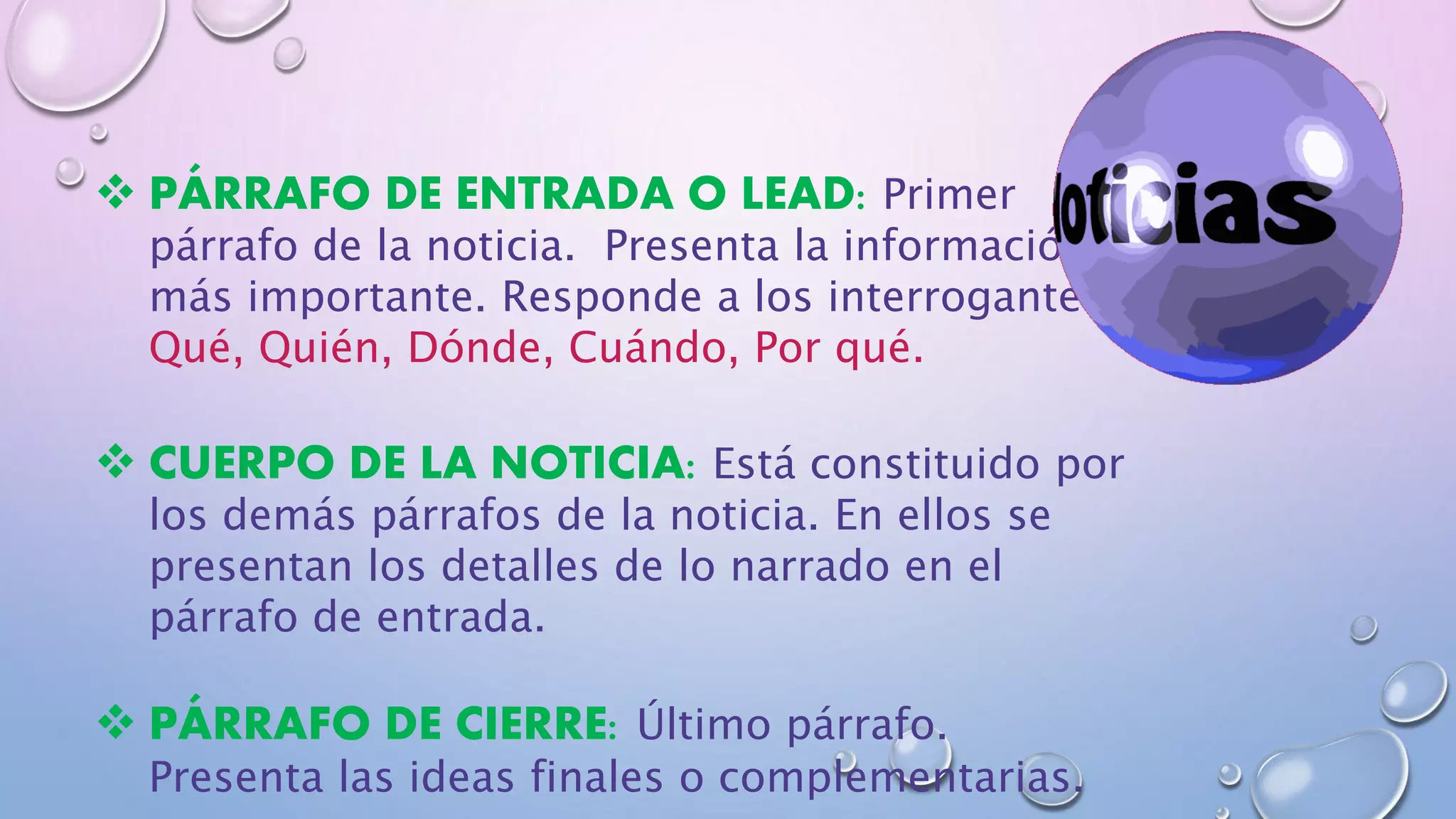 La noticia escrita | PPT