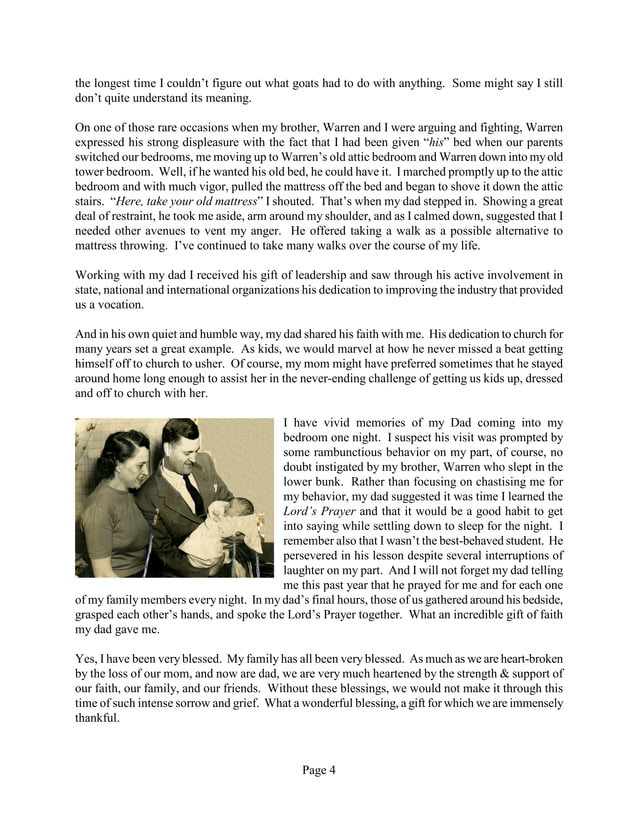 A Tribute to My Dad | PDF