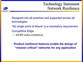 LANNET Product Strategy (a company that had been acquired by Madge ...