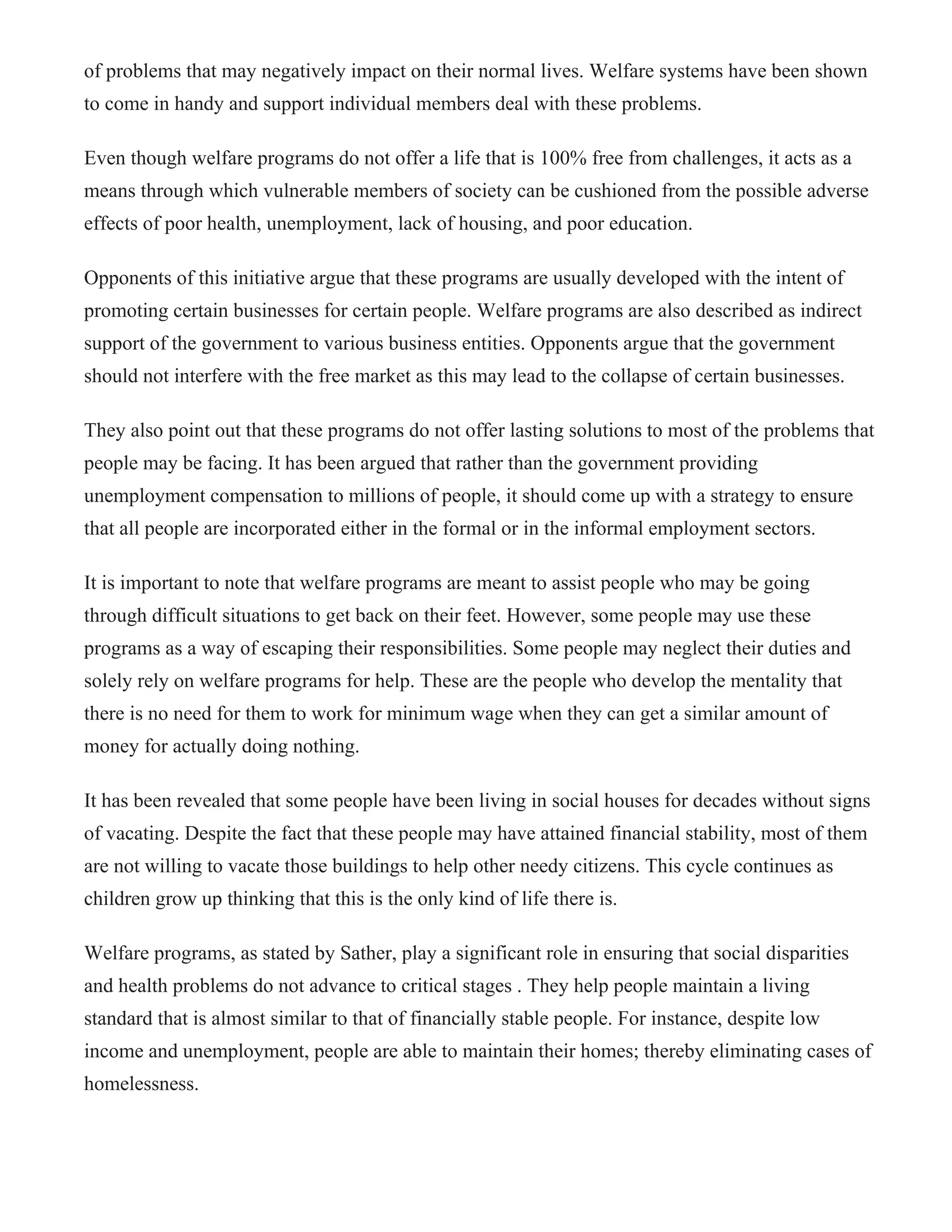 WELFARE SYSTEM IN SIERRA LEONE | PDF