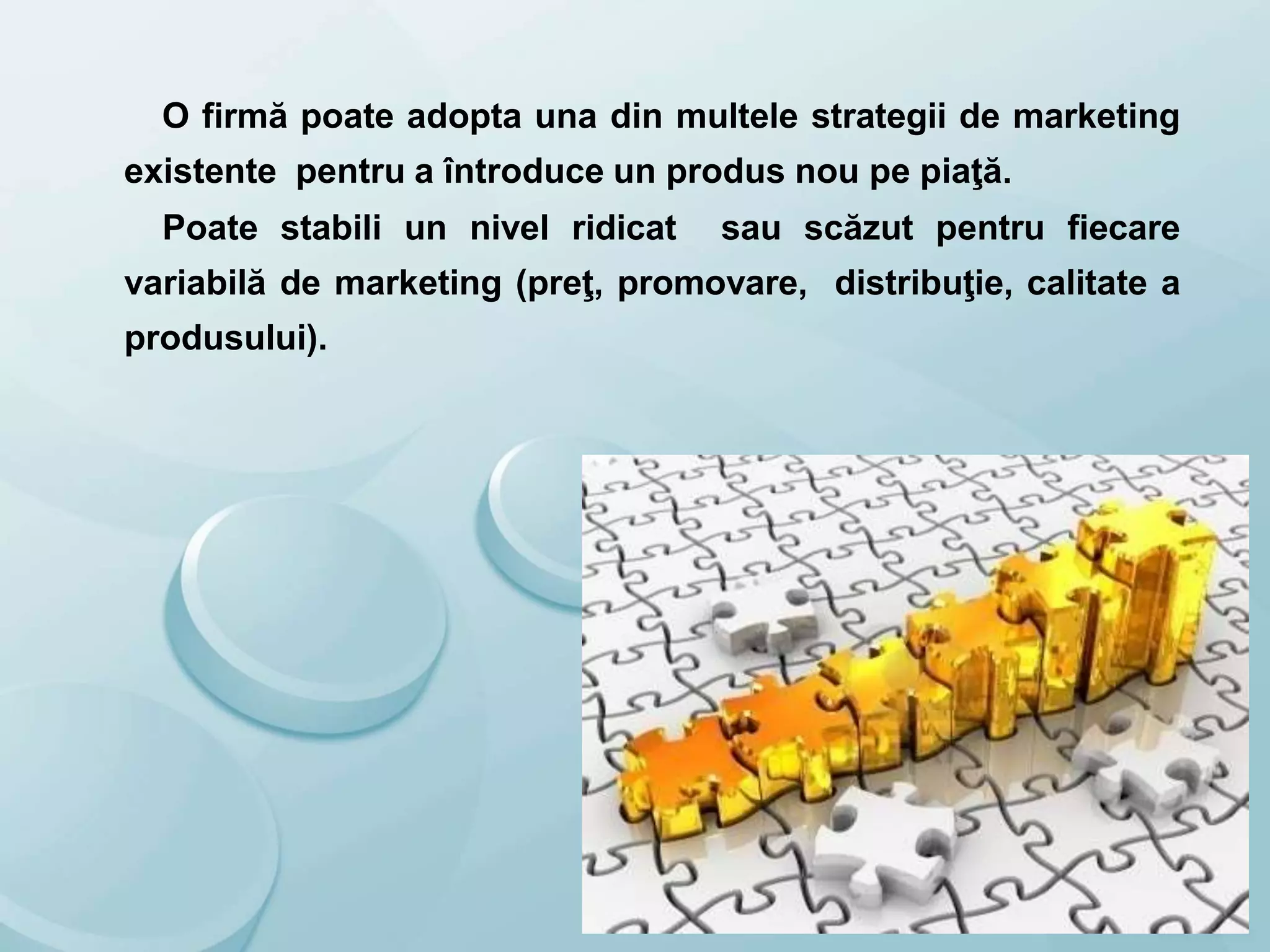 Lansarea pe piata a unui nou produs | PPTX