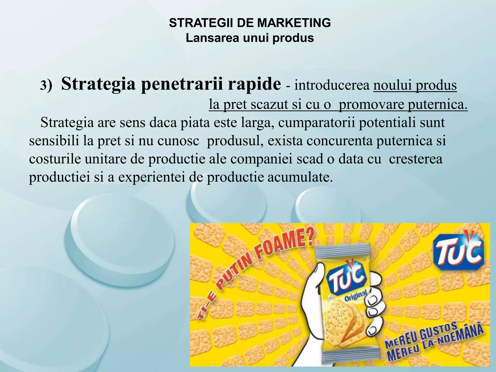 Lansarea pe piata a unui nou produs | PPTX