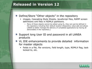 Lansa V12 | PPT | Free download