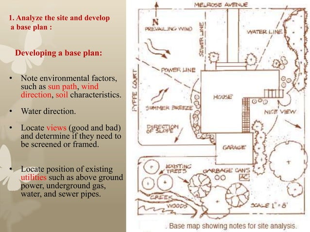 Landscape site analysis