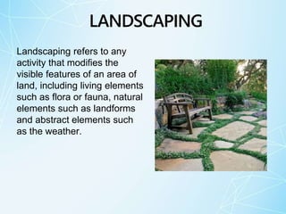 Landscadpe in architecture | PPTX