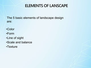 Landscadpe in architecture | PPT