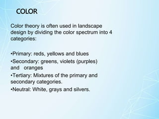 Landscadpe in architecture | PPT