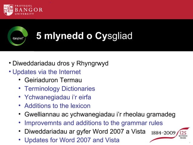 Lansio Cysill Ar Lein12 | PPT