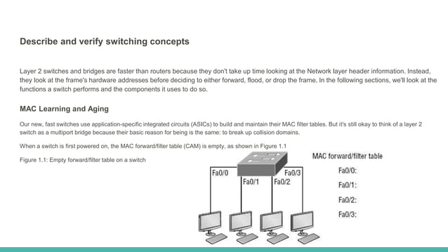 Lan switching technologies | PPTX