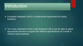 Lan switching & wirless lecture # 1 | PPTX