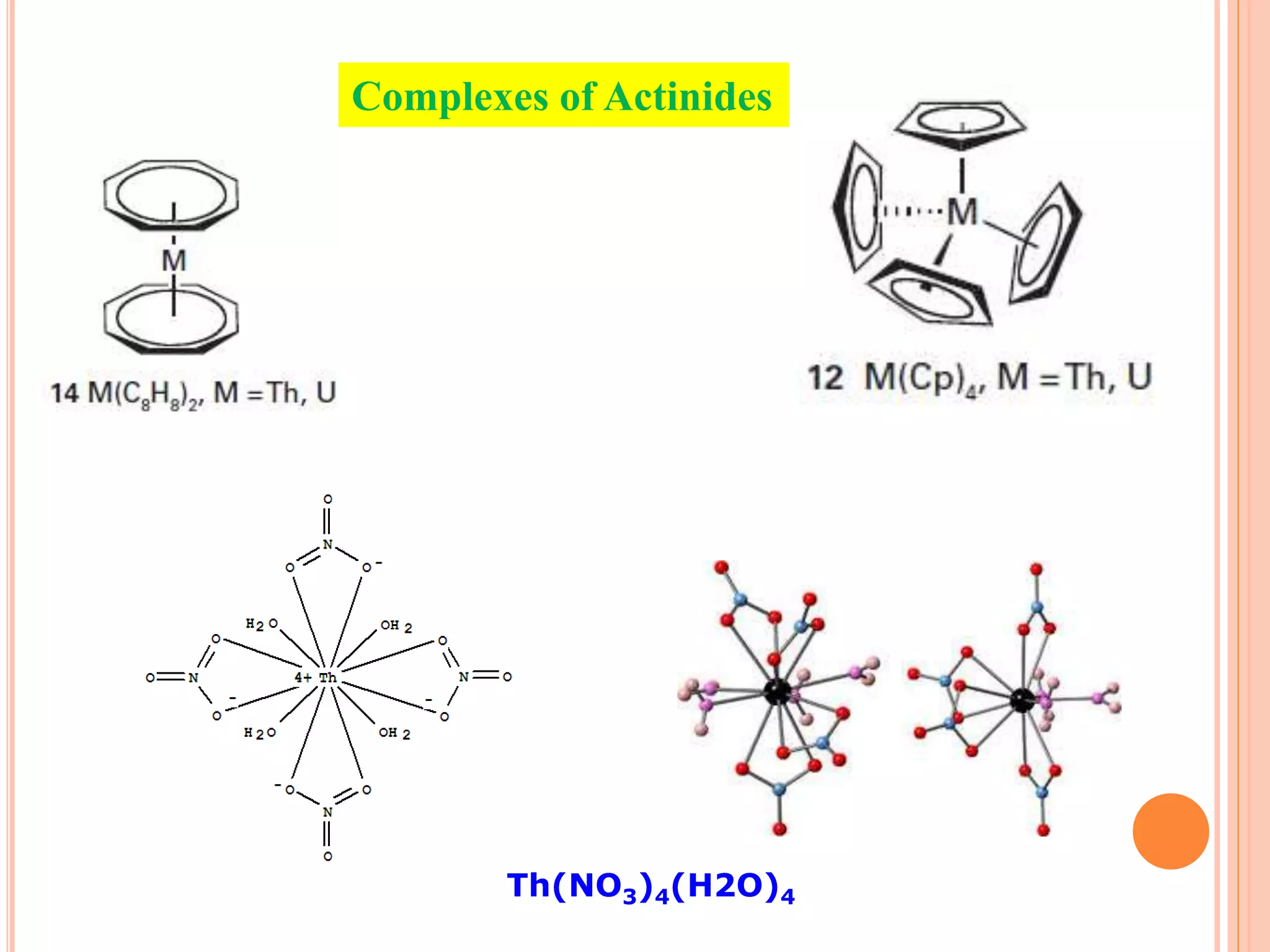 Lanthanide and actinide chemistry | PPT
