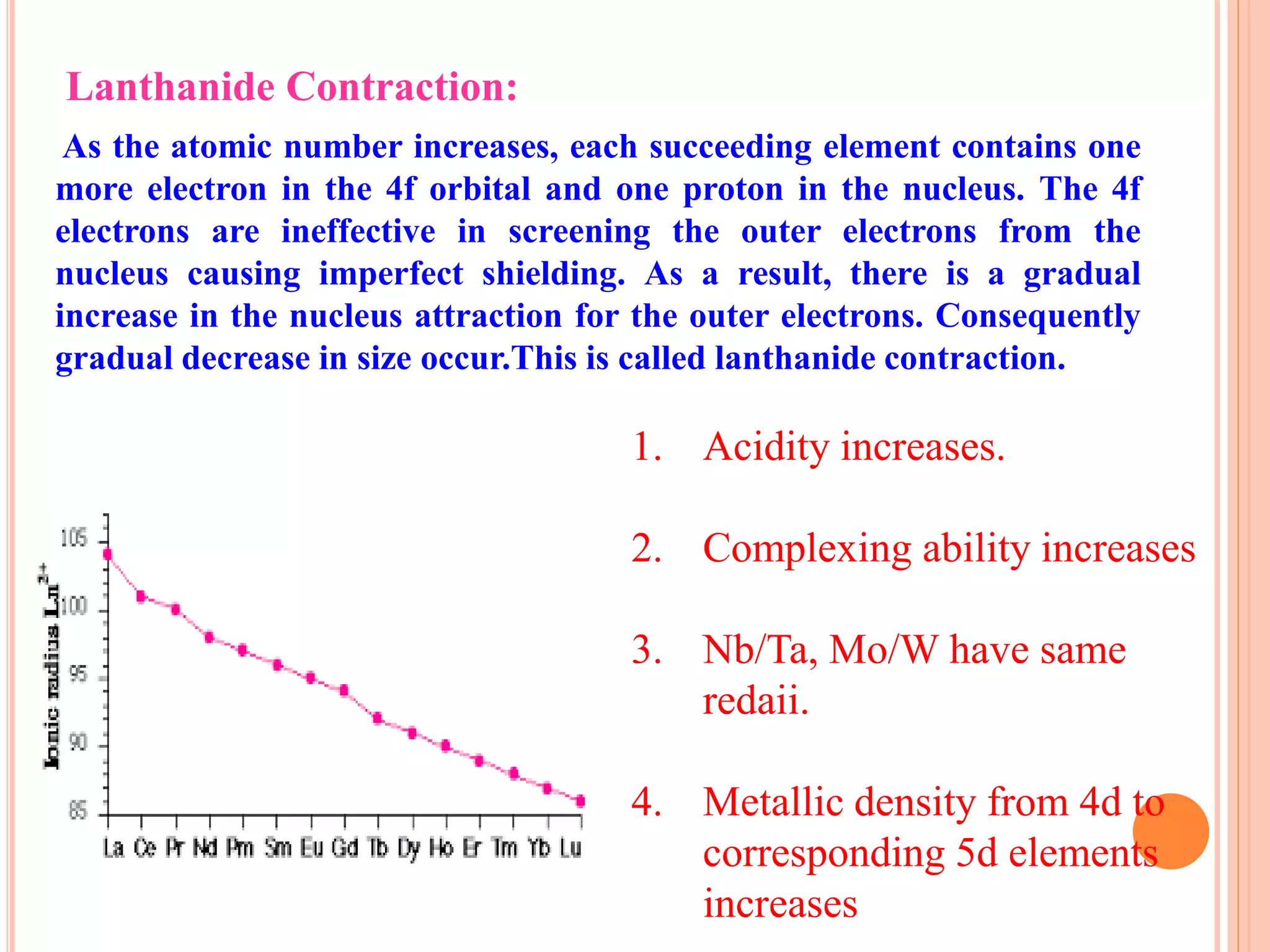 Lanthanide and actinide chemistry | PPT