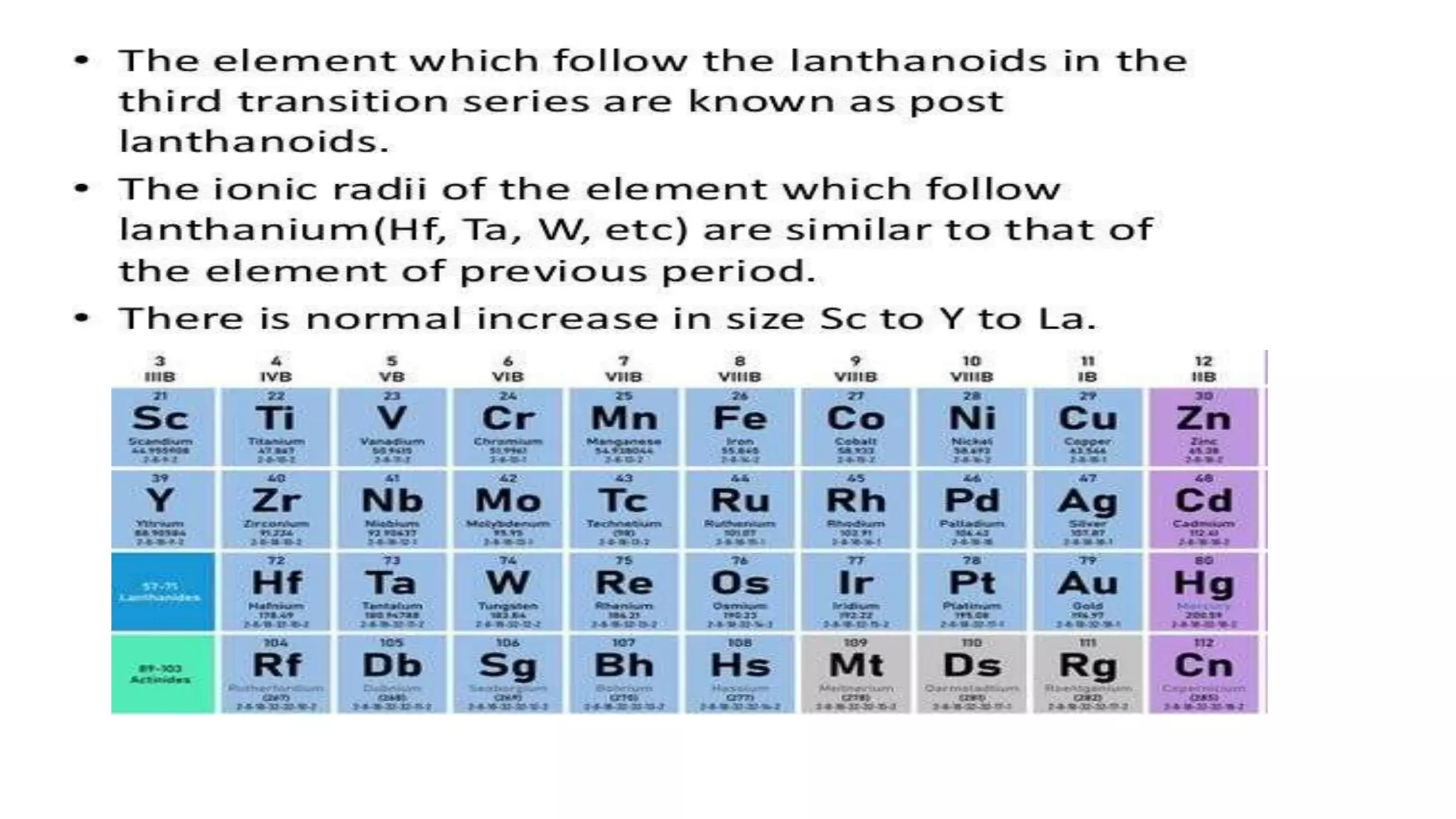 Lanthanide contraction | PPTX