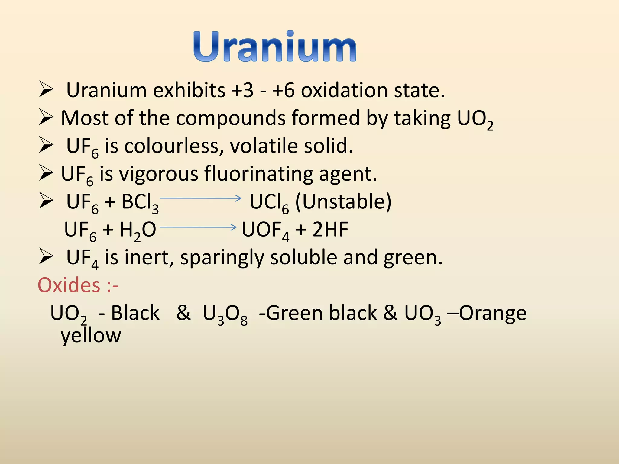 Lanthanides and actinides | PPTX