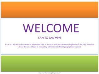 Lan to lan vpn | PPT