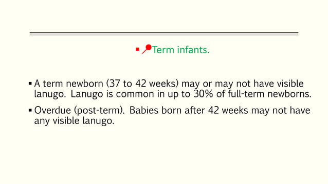 Lanugo ( baby with thin hair on there bodies )- a detailed medical ...