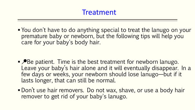 Lanugo ( baby with thin hair on there bodies )- a detailed medical ...
