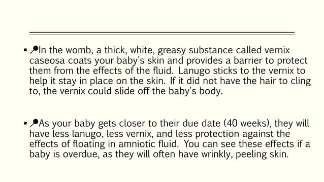 Lanugo ( baby with thin hair on there bodies )- a detailed medical ...