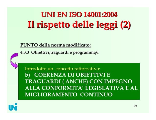 La nuova edizione della norma iso 14001 | PDF