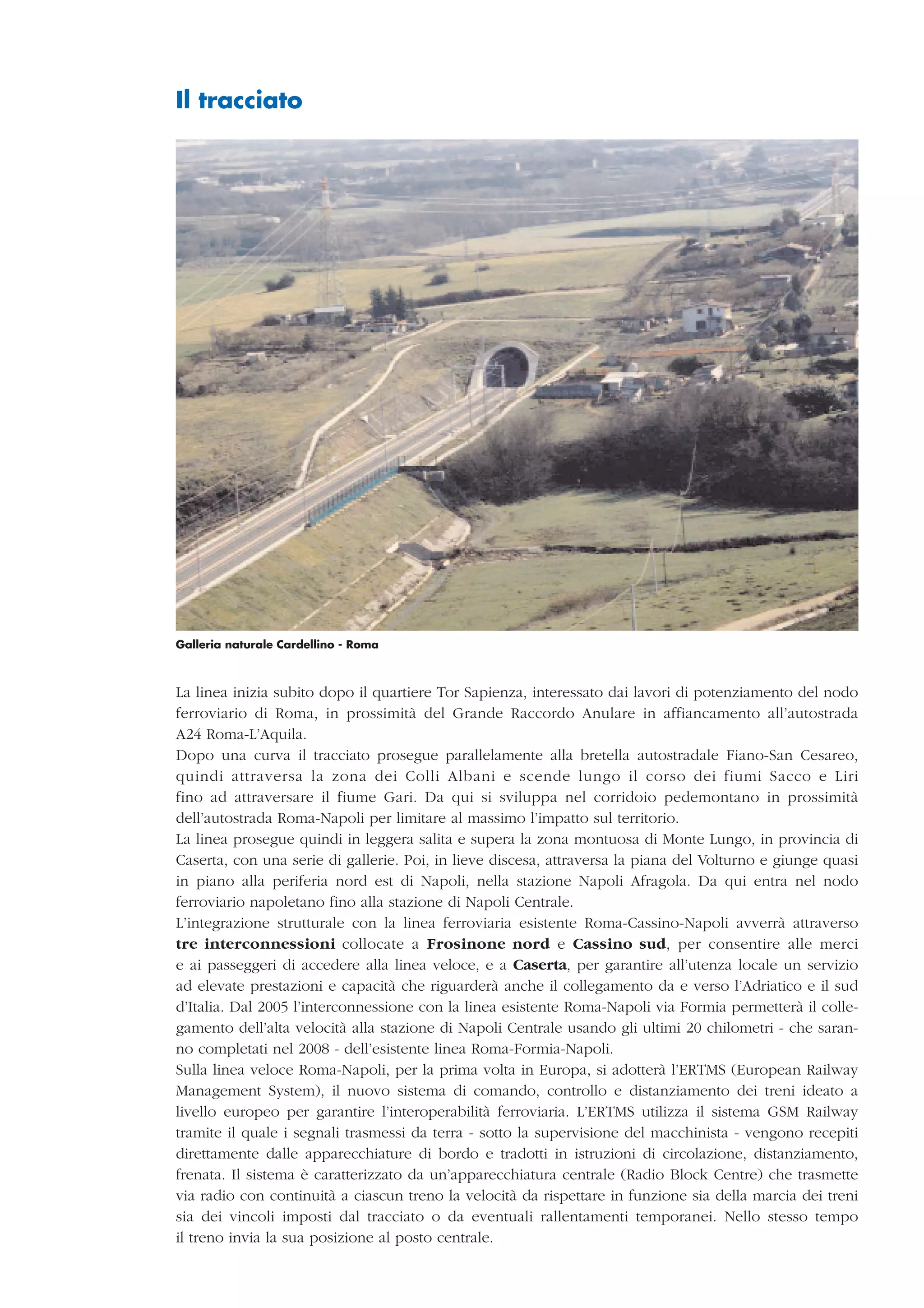 La nuova linea veloce roma napoli | PDF